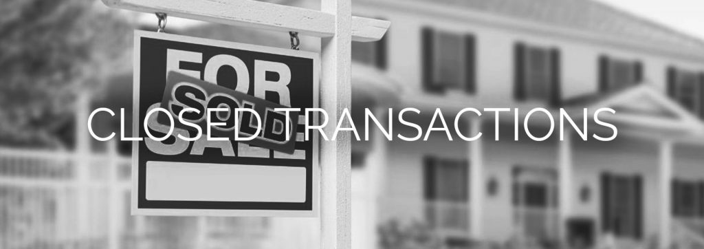 Closed Transactions | RISE Real Estate Consultants
